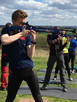 Laser Rollerski Biathlon